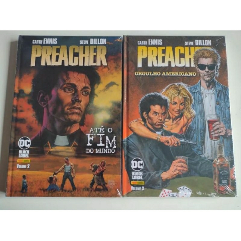 Preacher volume 2 e 3 - Capa Dura Novo/Lacrado | Shopee Brasil