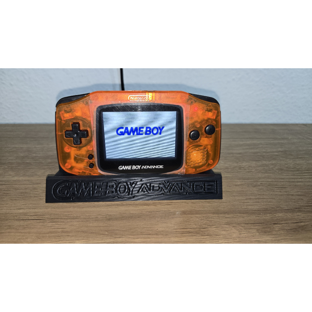 Nintendo Gameboy Advance Tela V5 Ips Hd Laminado Laranja e Preto ...