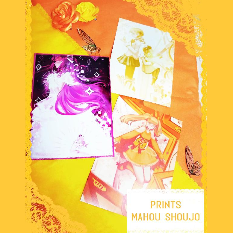 Mahou Shoujo Prints A5 Garotas Magicas ( Madoka Magica ) | Shopee Brasil