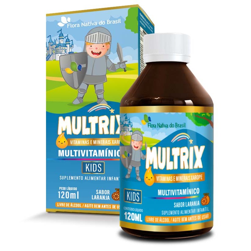 Multrix Suplemento Vitaminico Infantil sabor Laranja 120ml | Shopee Brasil