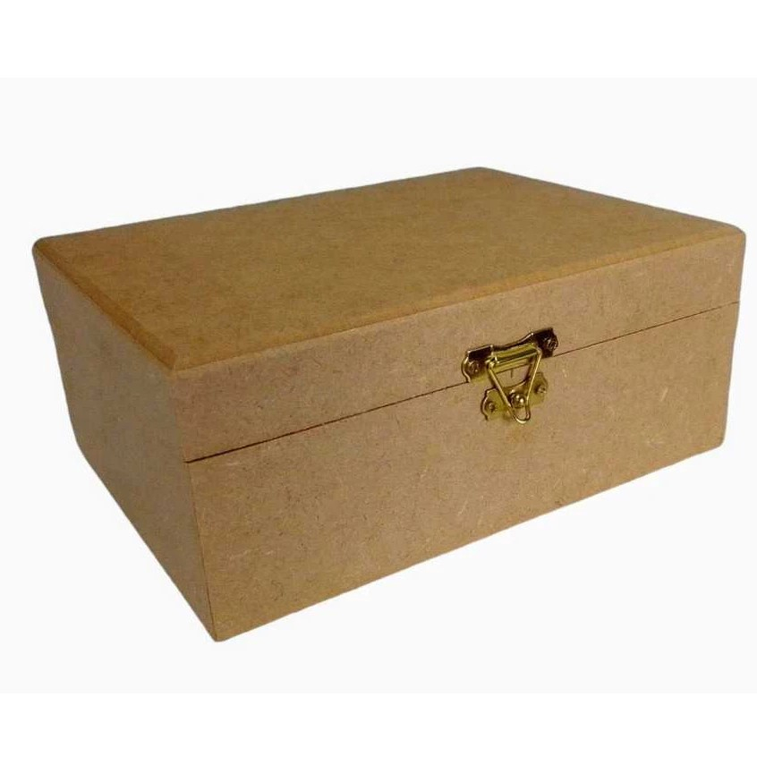 Caixa 20x15x8 Retangular Lisa Dobradiça - MDF Cru | Shopee Brasil