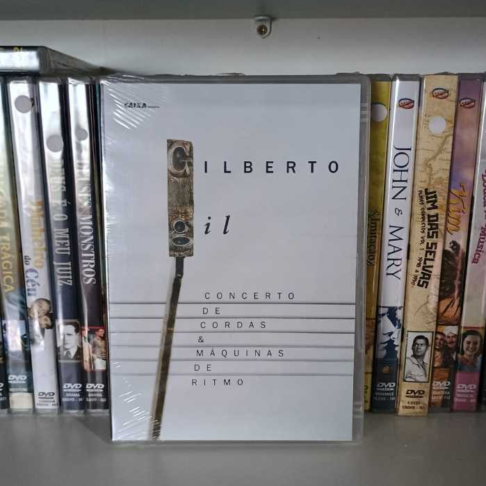 DVD GILBERTO GIL - CONCERTO DE CORDAS E MAQUINAS DE RITMO (LACRADO ...