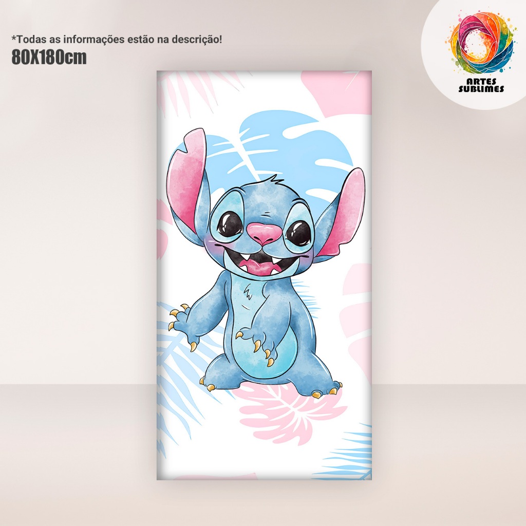 Painel Retangular Stitch TAM Diversos C/Overlock | Shopee Brasil