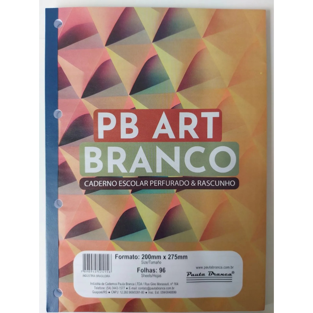 Bloco de Fichário Refil Pautado Branco 96/192 Fls A4 Perfurado Bloco ...
