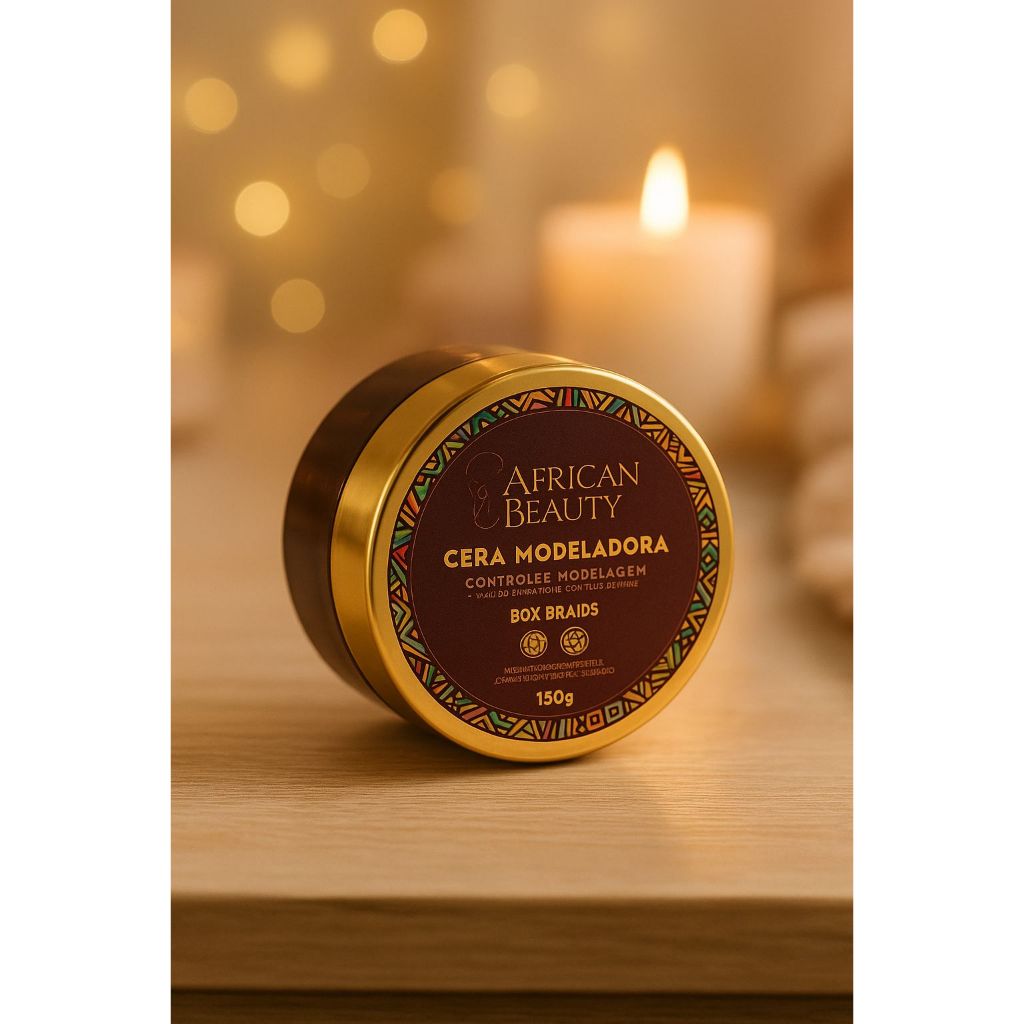 Cera Modeladora Tranças Incolor Cabelo Box Braid Baby Hair Nagô ...