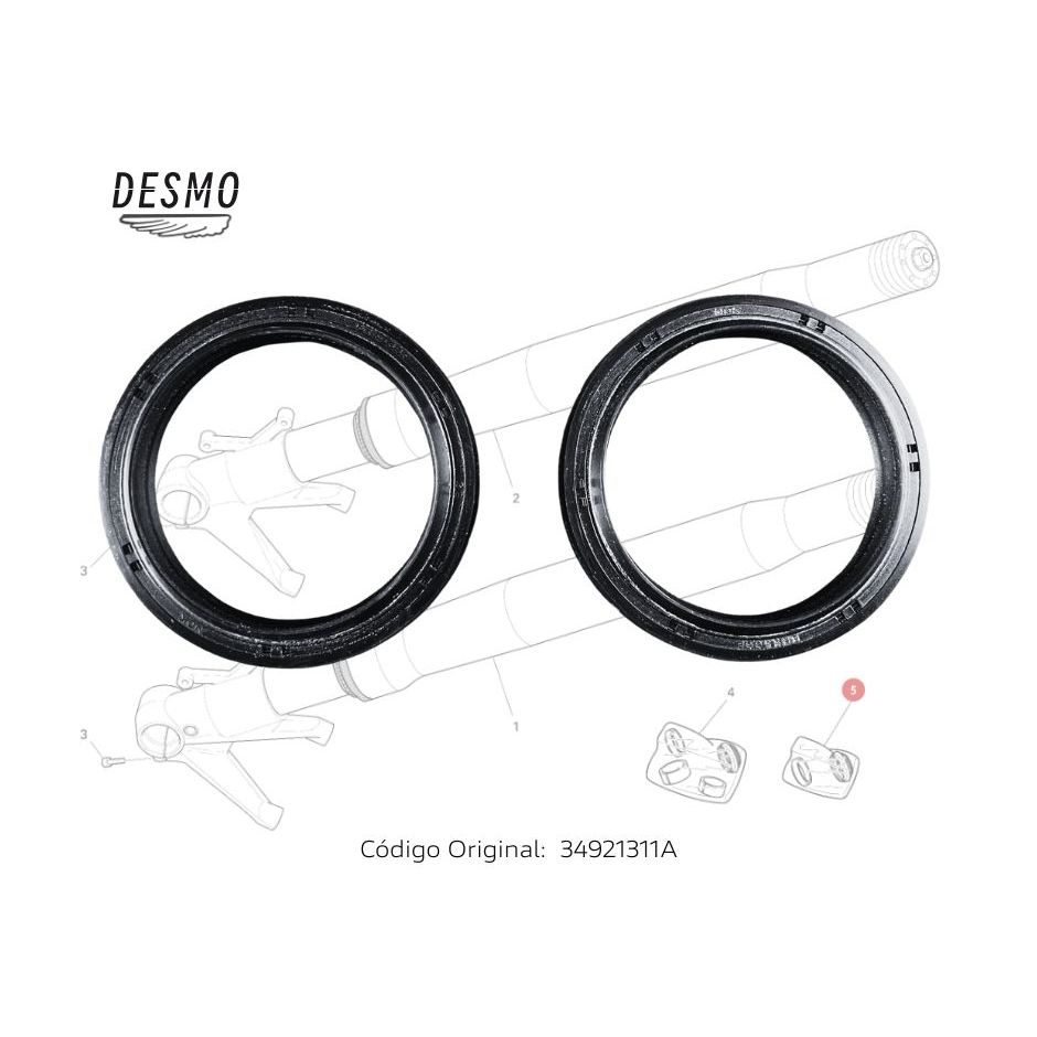 OHLINS RETENTORES DE BENGALAS DIANTEIRAS 43mm - Códigos Ducati ...