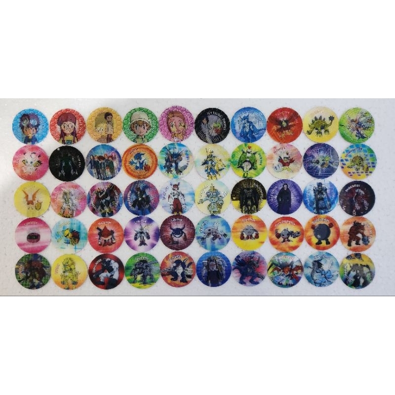 Coleção de Tazos Digimon 2 | Shopee Brasil