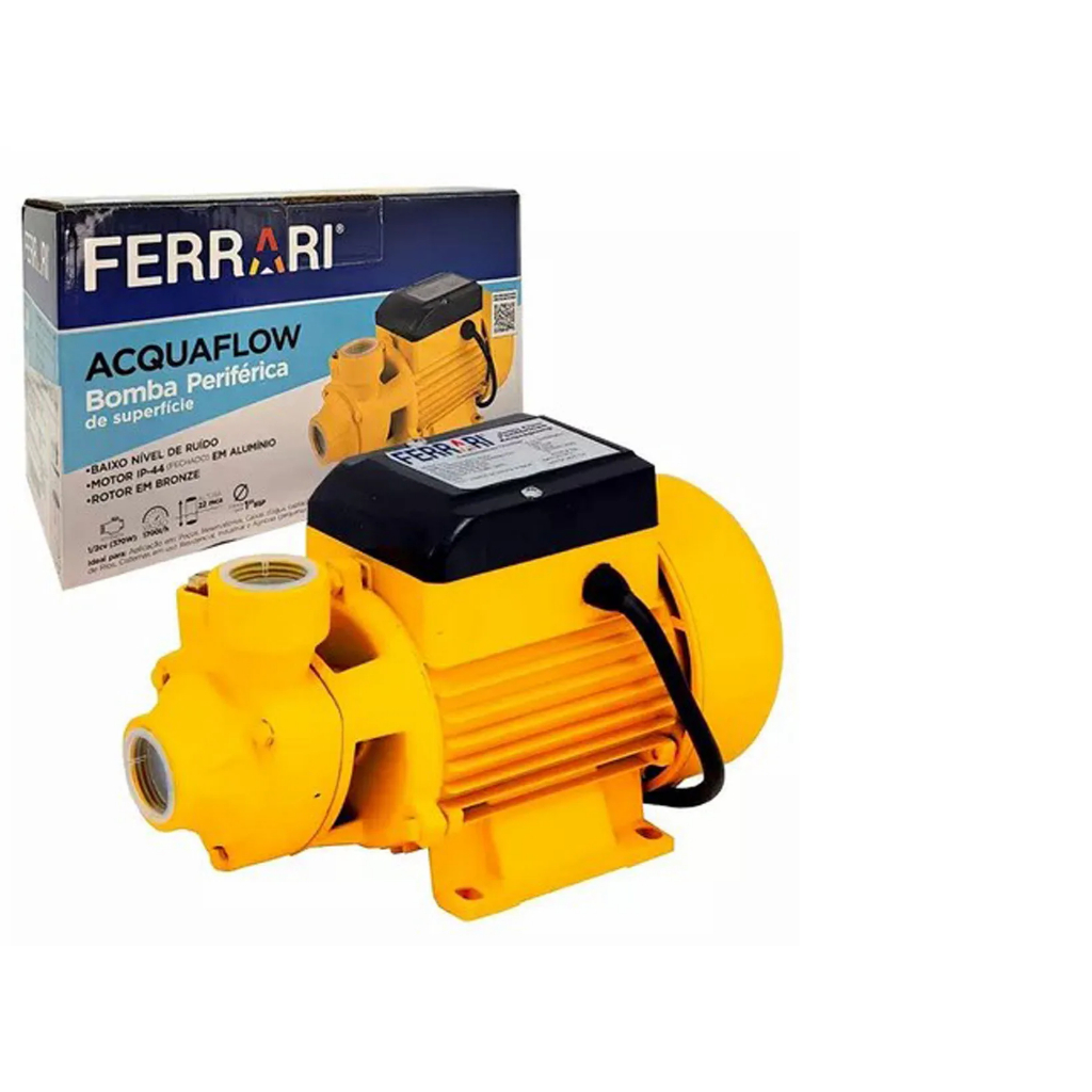 Bomba Dagua Periférica Ferrari 1/2CV 370W Acquaflow 220V | Shopee Brasil