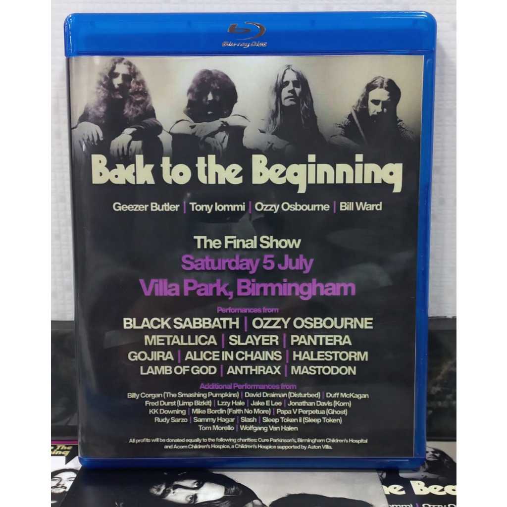 Blu-ray Triplo BLACK SABBATH (Ozzy Osbourne) BACK TO THE BEGINNING ...