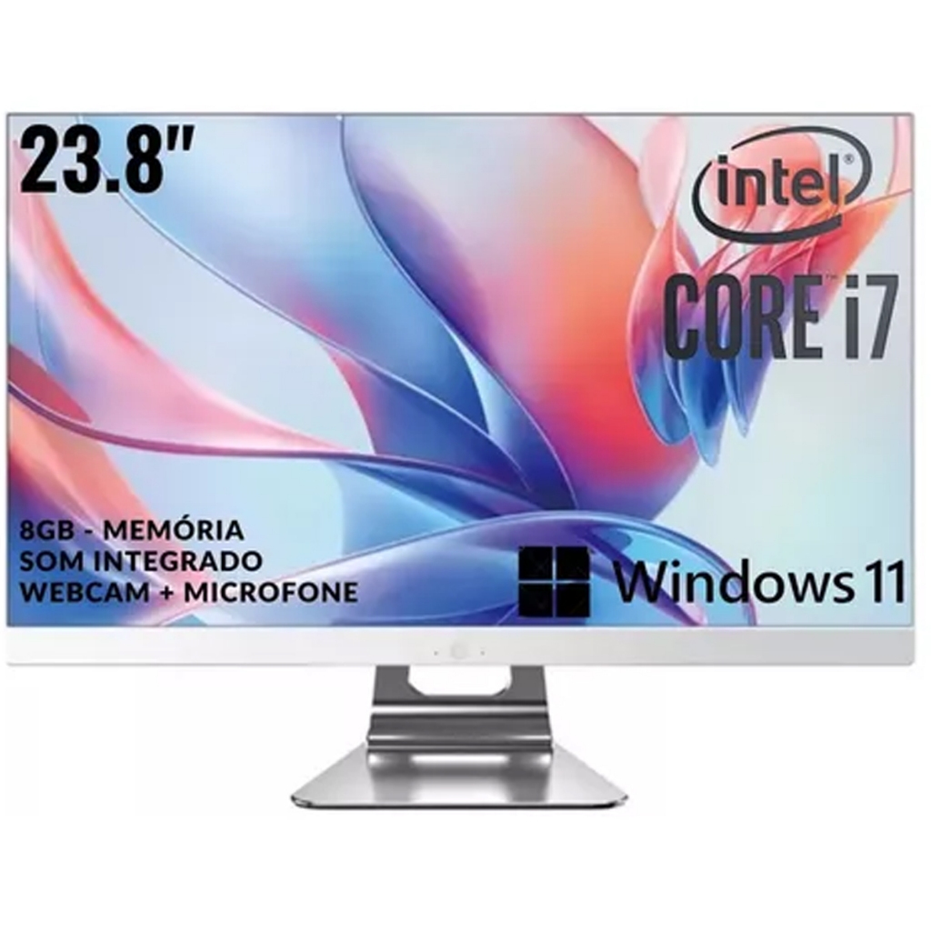Computador All In One 23,8” Full HD Core i7-5600U 8GB RAM SSD 512GB ...