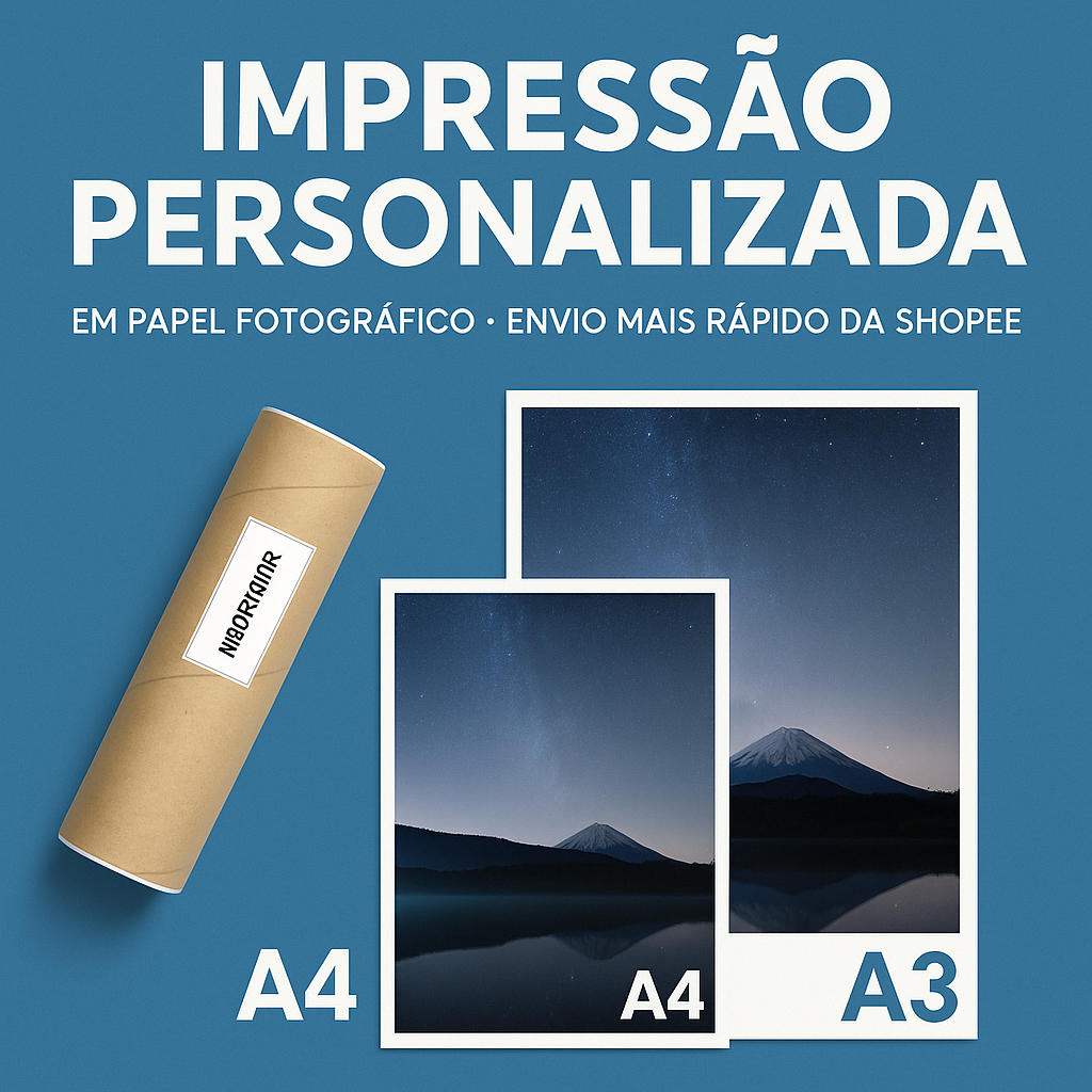 Impressão Personalizada A3 A4 em Papel Fotográfico de Alta Qualidade ...