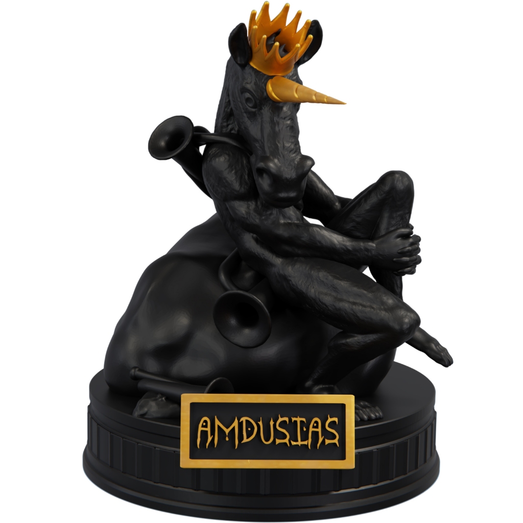 Estátua Imagem Amdusias - Ars Goetia | Shopee Brasil