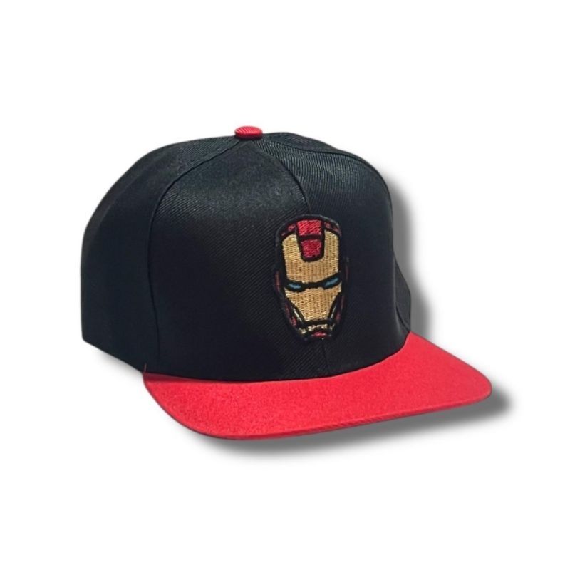 Boné aba reta homen de ferro bordado e ajustes. | Shopee Brasil