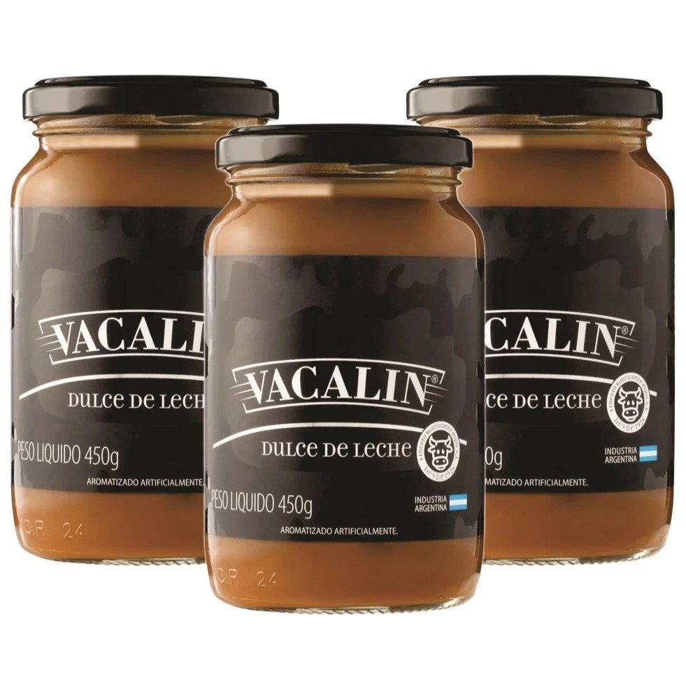 DOCE DE LEITE ARGENTINO VACALIN 450G ( 3 x 450g ) | Shopee Brasil