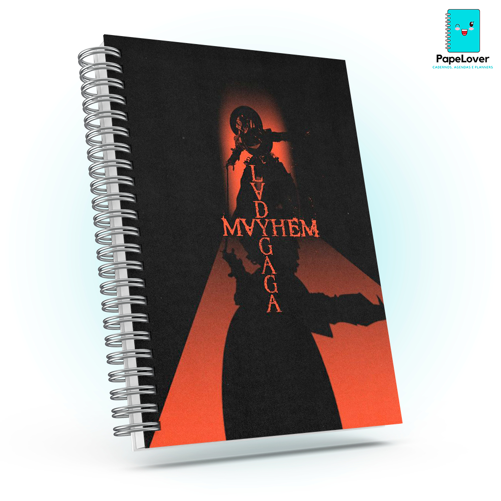 Caderno Lady Gaga 'Mayhem' com brinde especial - Capa dura, impressão ...