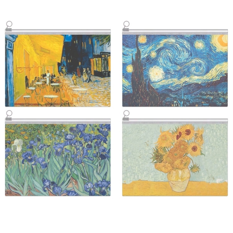 Pasta Zip A4 Van Gogh BUENDIA | Shopee Brasil