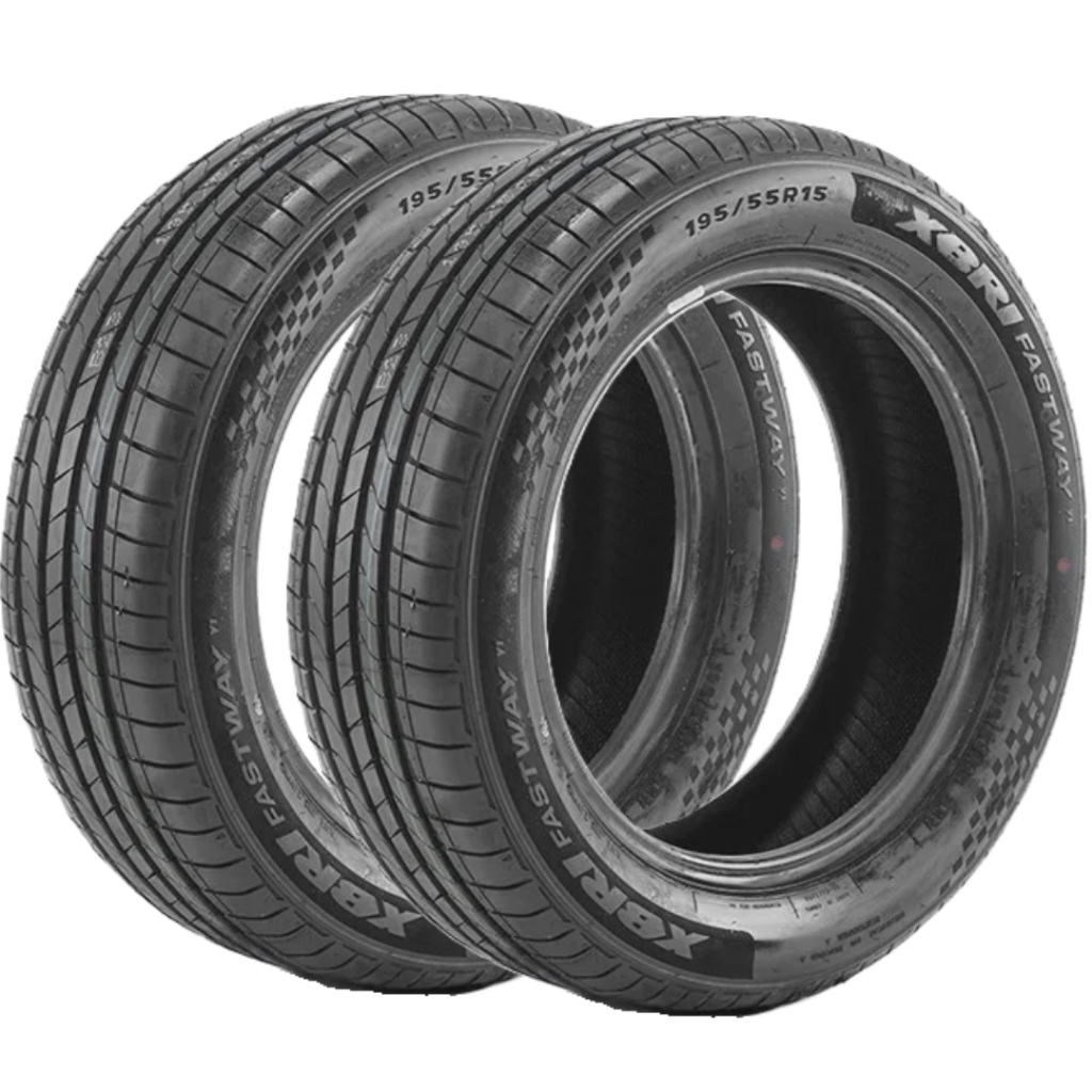 Kit 2 Pneus 195/55 R15 Novos XBRI Fastway Y1 85V | Shopee Brasil