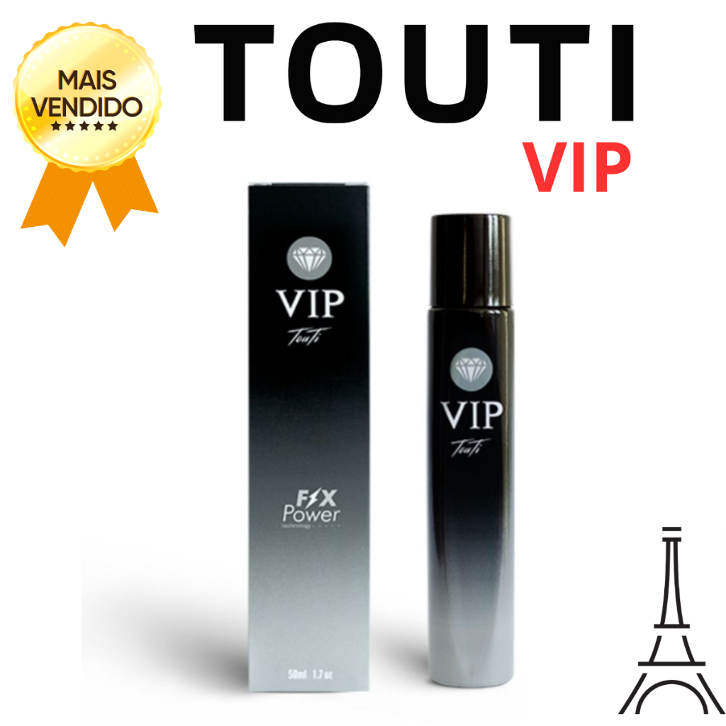 Perfume Touti Vip Masculino Feminino Mais Vendidos 50ml LUXO | Shopee ...