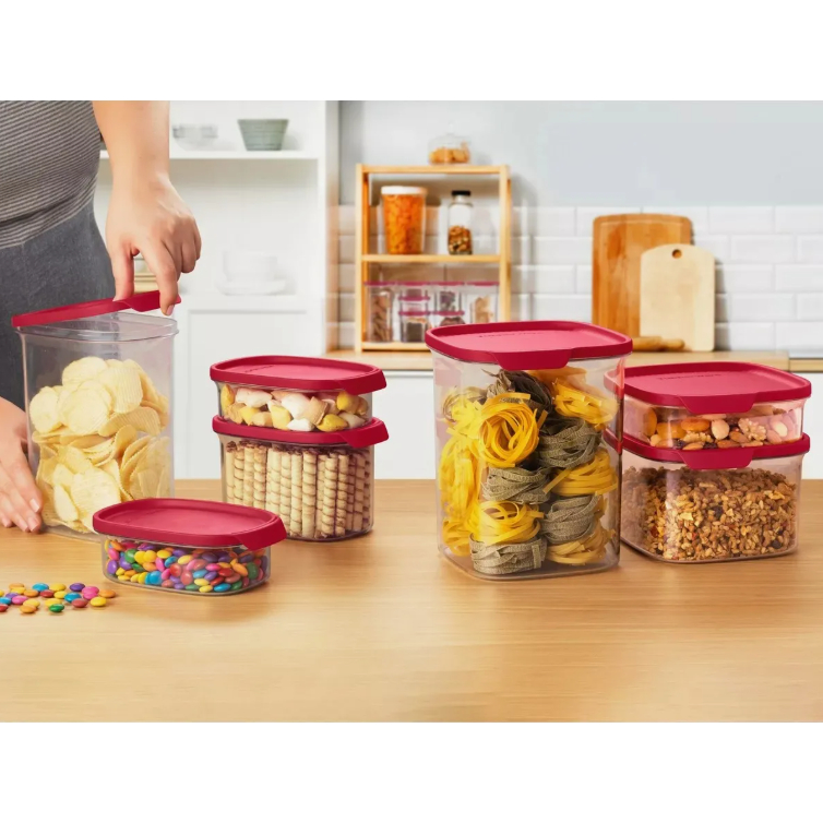 KIT PDA ULTRA CLEAR MODULAR 7 PEÇAS EM POLICARBONATO TUPPERWARE ...