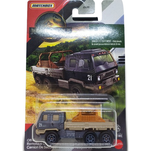 Matchbox 2025 Jurassic World Rebirth - Off Road Rescue Rig | Shopee Brasil