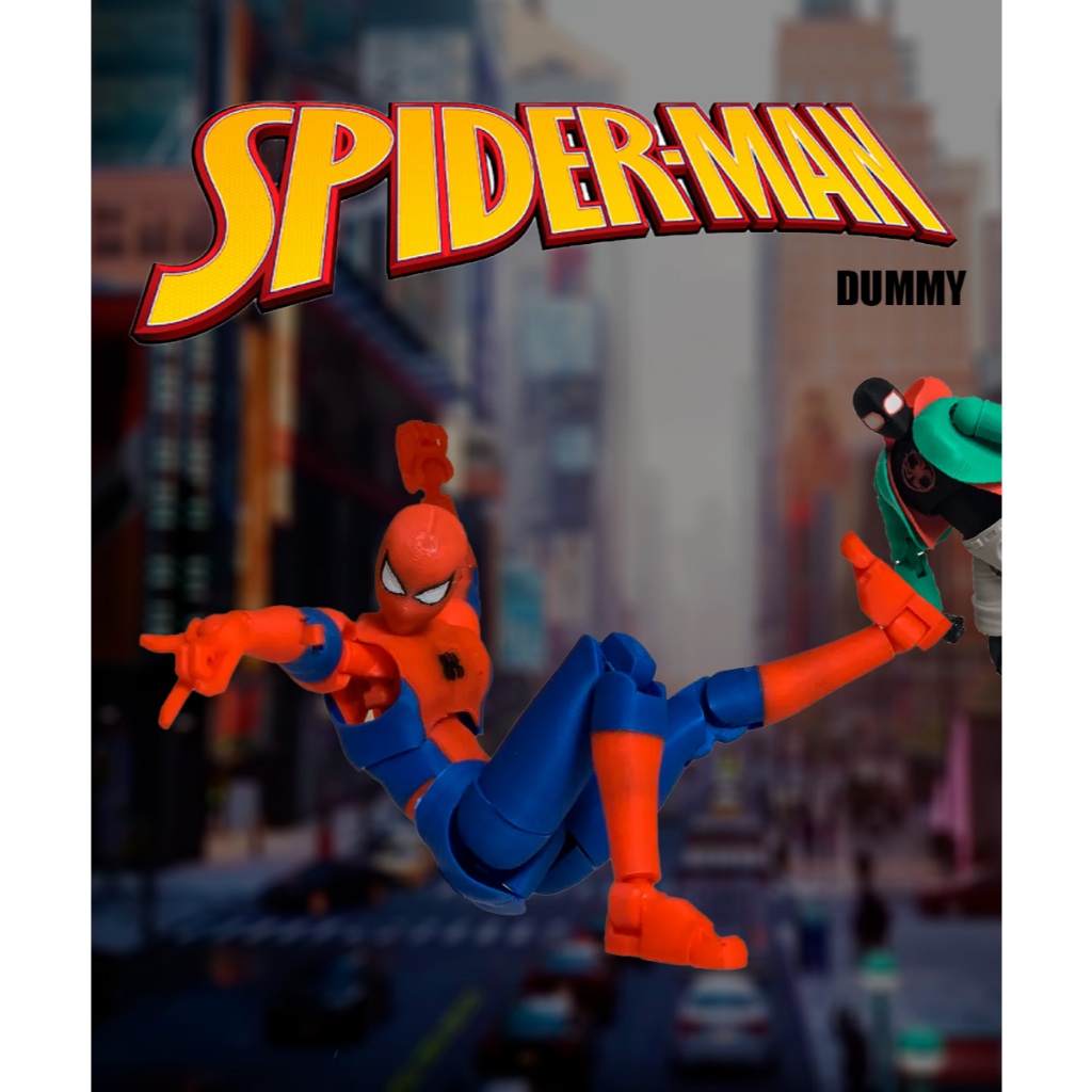 Boneco Articulado - Dummy - Modelos Homem Aranha / Miles Morales ...