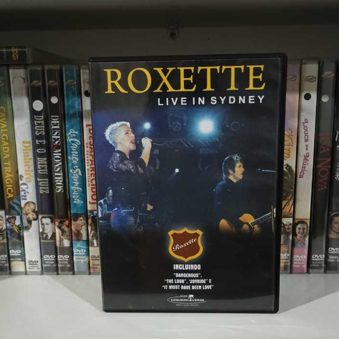 DVD ROXETTE - LIVE IN SYDNEY | Shopee Brasil