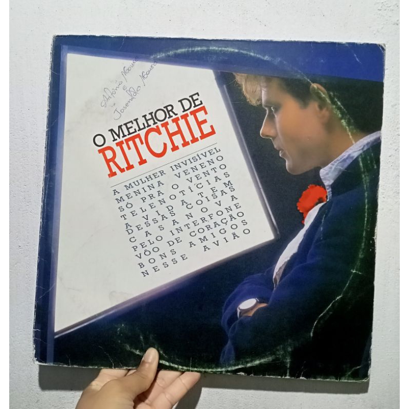 LP Vinil Ritchie - O Melhor de Ritchie (Pop Rock/1985) | Shopee Brasil
