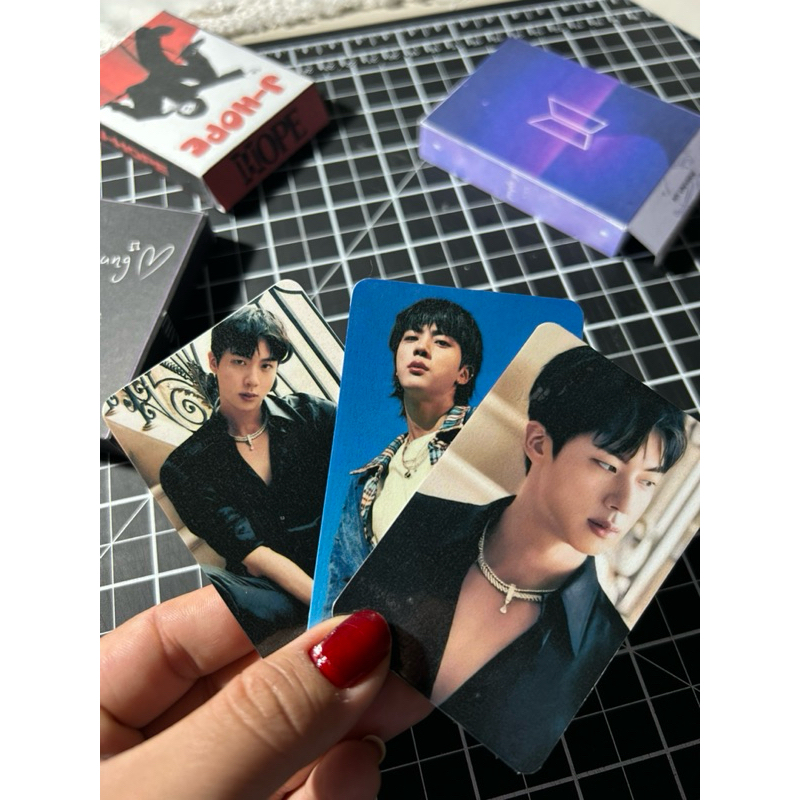 Photocard Set Inspirado no Jin BTS – 9 unidades FANMADE | Shopee Brasil