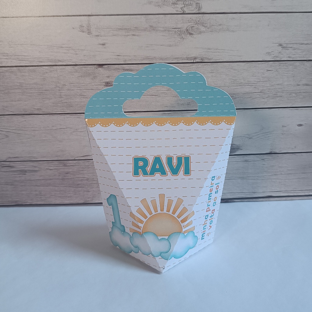 (Pegue Monte) Caixinha TrianguLOVE personalizada PRIMEIRA VOLTA AO SOL ...