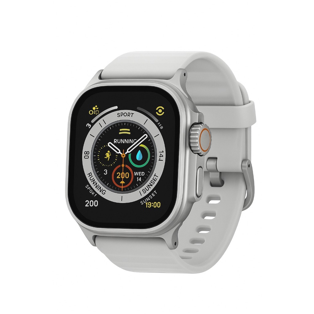 Smartwatch Morning Watch Ultra 2 Tela 2.0 Chamadas via Bluetooth ...