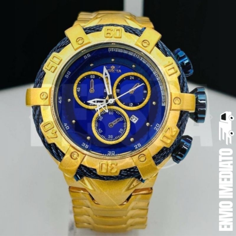 Relógio Masculino Invicta Thunderbolt Grande Pesado Com Caixa | Shopee ...