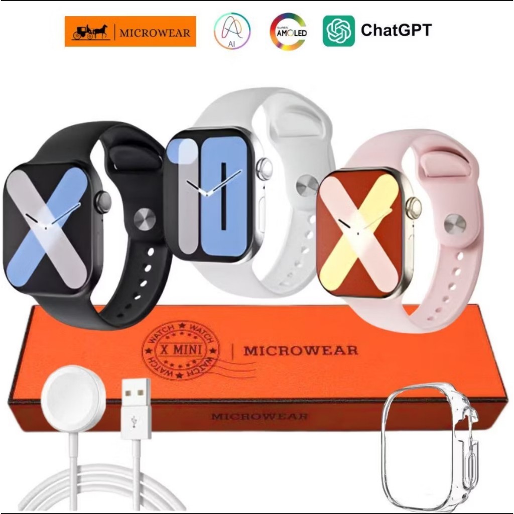 Smartwatch W10 mini Serie10 42mm CHAT GPT, NFC, AMOLED LANÇAMENTO ...
