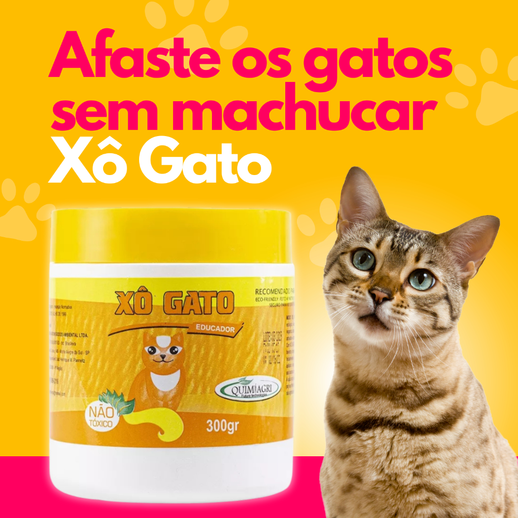Xo Gato Granulado 300g Repelente Afasta Espanta Gatos | Shopee Brasil