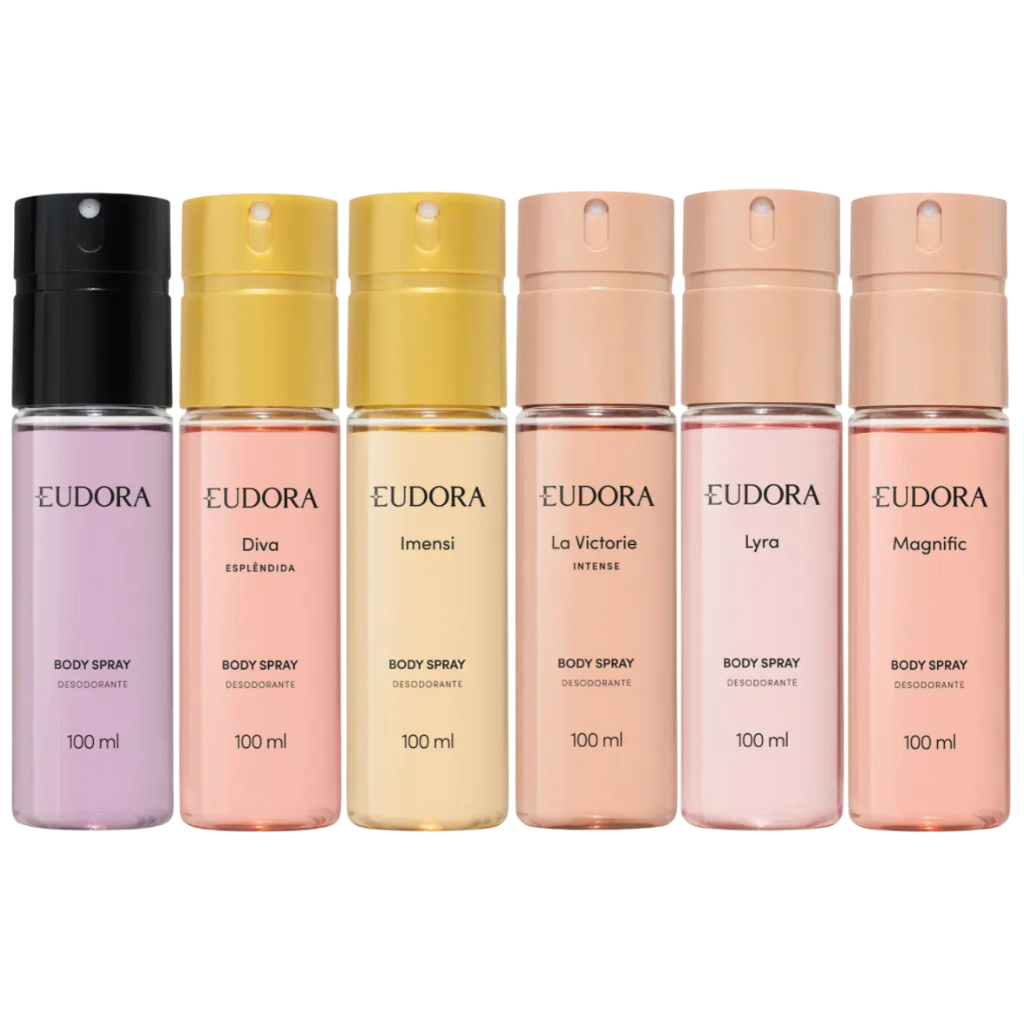 Body Spray Eudora Desodorante Feminino 100ml | Imensi, Lyra, La ...
