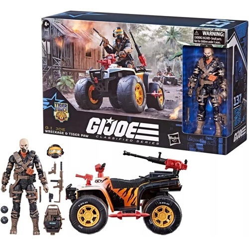 G.I. Joe Classified Series Tiger Force Wreckage Action Figure and Tiger ...
