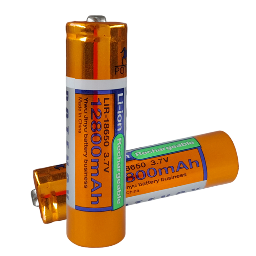 Kit 2 Baterias Recarregáveis 12800mAh 3.7V Alta Duração LIR18650 ...