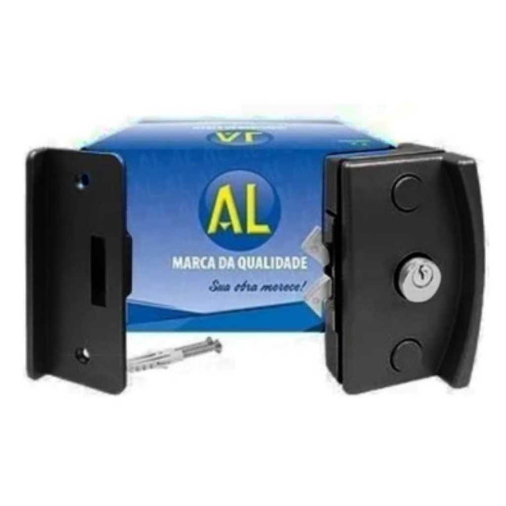 KIT 10 Fechadura Para Porta V/A Blindex 3530+3206 - AL PRETO | Shopee ...
