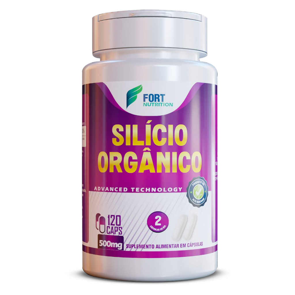 Suplemento Alimentar Silício Orgânico 120 Capsulas 100% Original ...