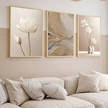 Kit Quadros Decorativo 3 peças 60x40 Decoração Sala Quarto Mosaico MDF ...