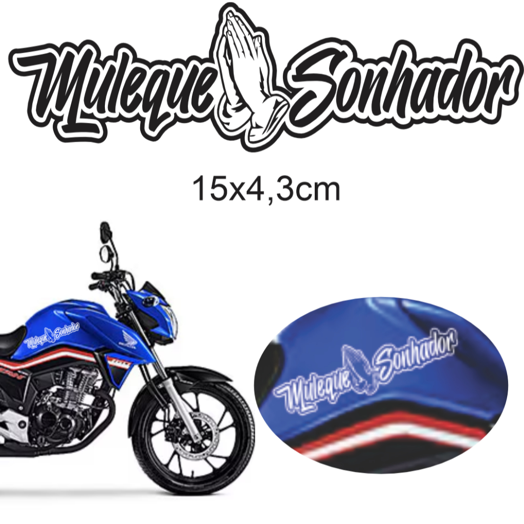 Adesivo Muleque Sonhador 15x4,3cm | Shopee Brasil