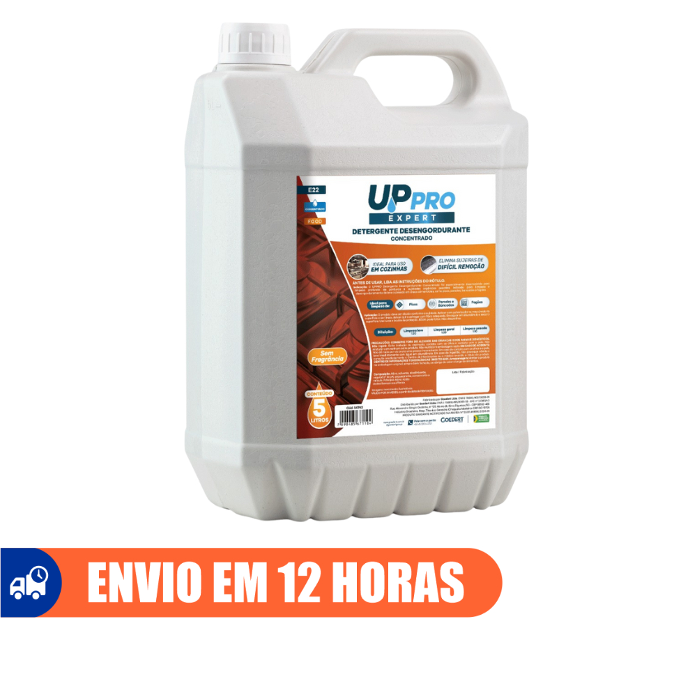 Detergente Super Desengordurante Concentrado Neutro 5 Litros | Shopee ...