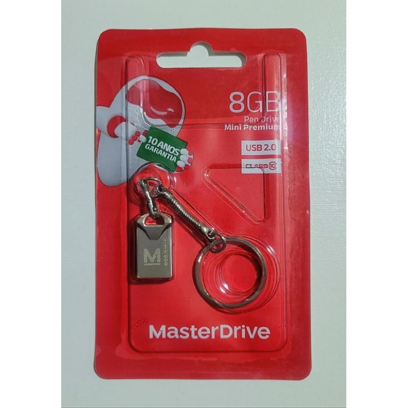 Pendrive Mini Premium 8gb Master Drive Class 10 | Shopee Brasil