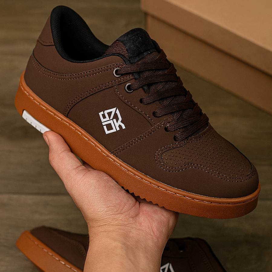 Tênis Masculino Sadock Skatista Casual Force Academia Caminhada ...