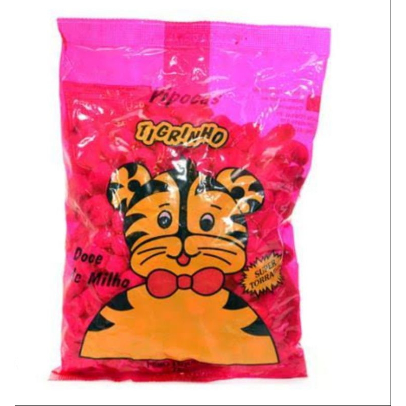 Pipoca Tigrinho Doce pacote 75g Kit 10 PACOTES DE PIPOCA DOCE | Shopee ...