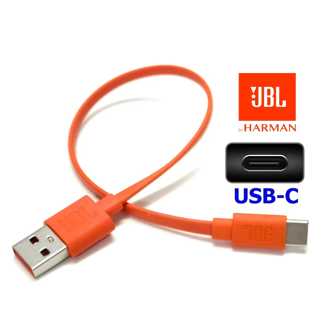 Cabo USB Tipo C Original JBL 20cm Go 3 Flip 6 Charge 5 Caixa de Som ...