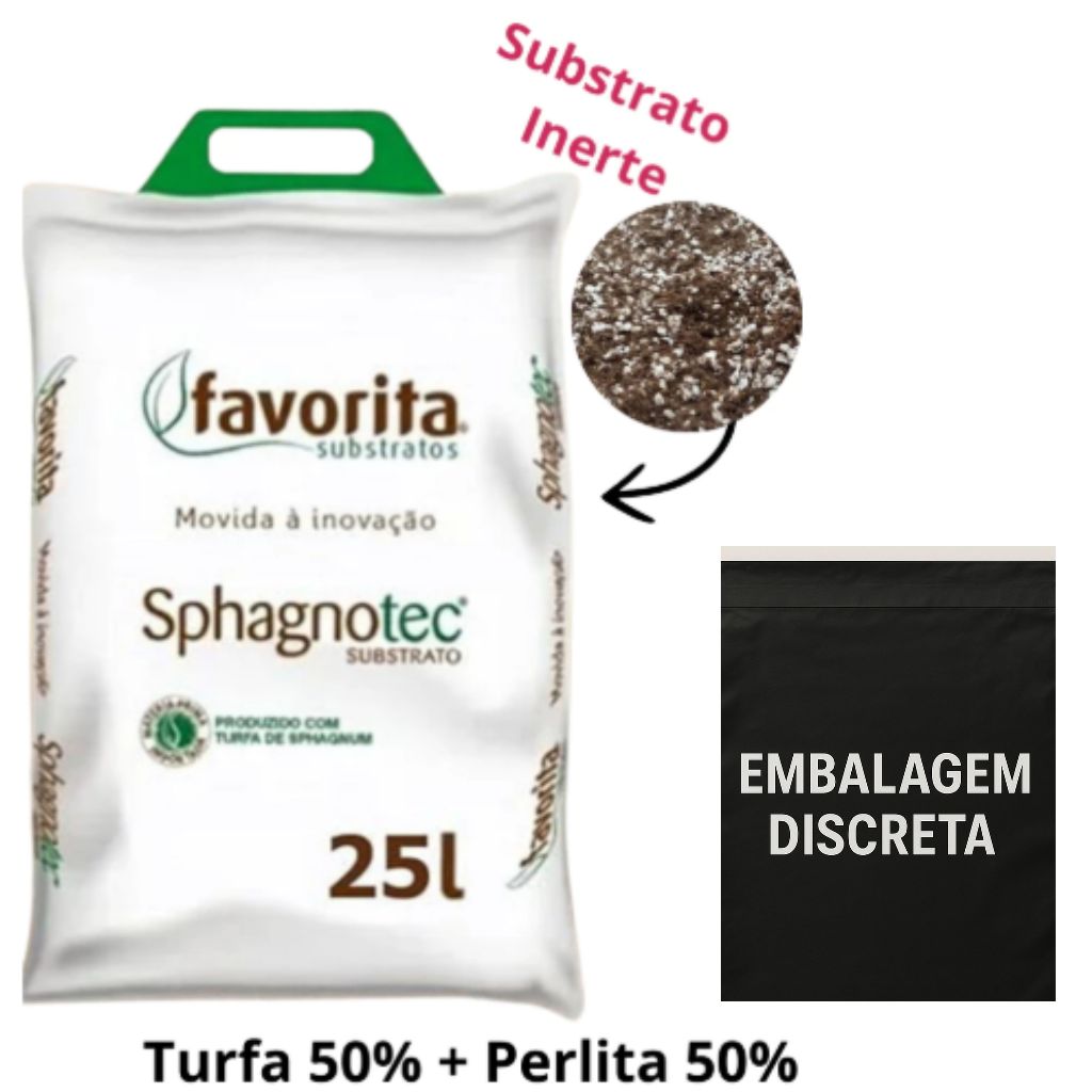 Substrato Solo Inerte Para Verdinhas e Mudas Turfa E Perlita Sphagnotec ...
