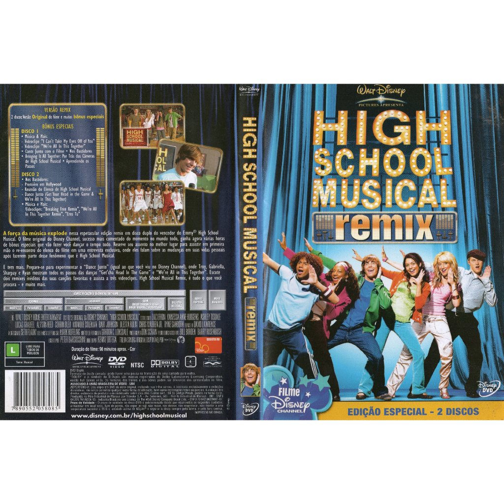 DVD High School Musical 1, 2 e 3 | Shopee Brasil