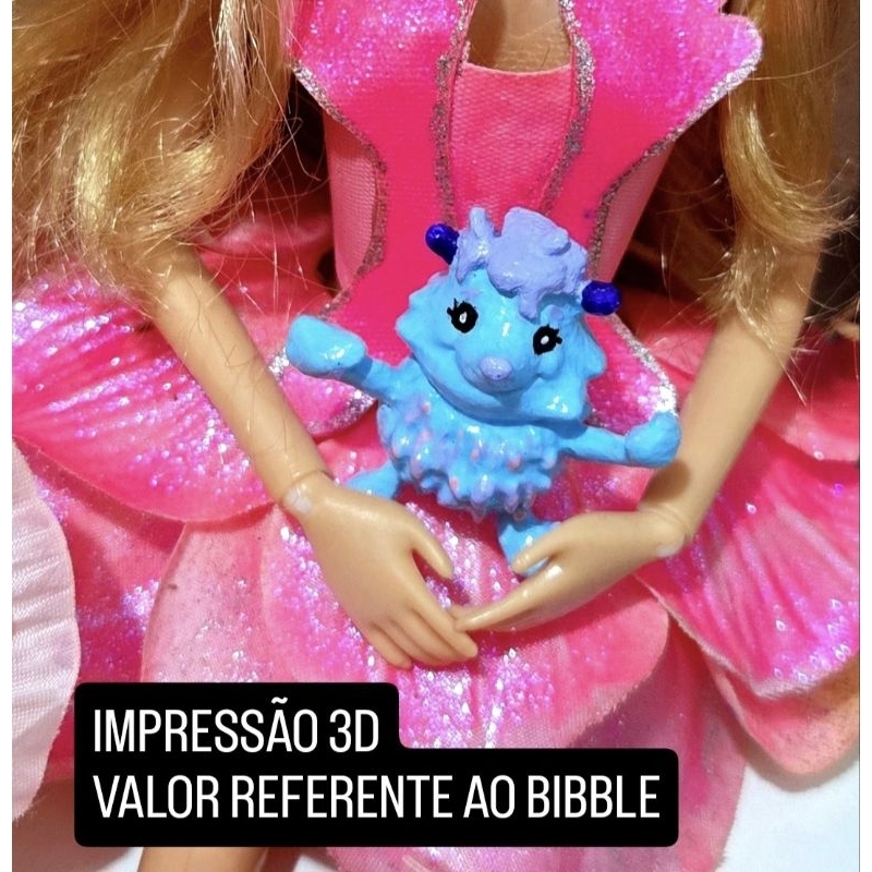 Bibble para a boneca Barbie Fairytopia Fada do Campo Elina - impressão ...
