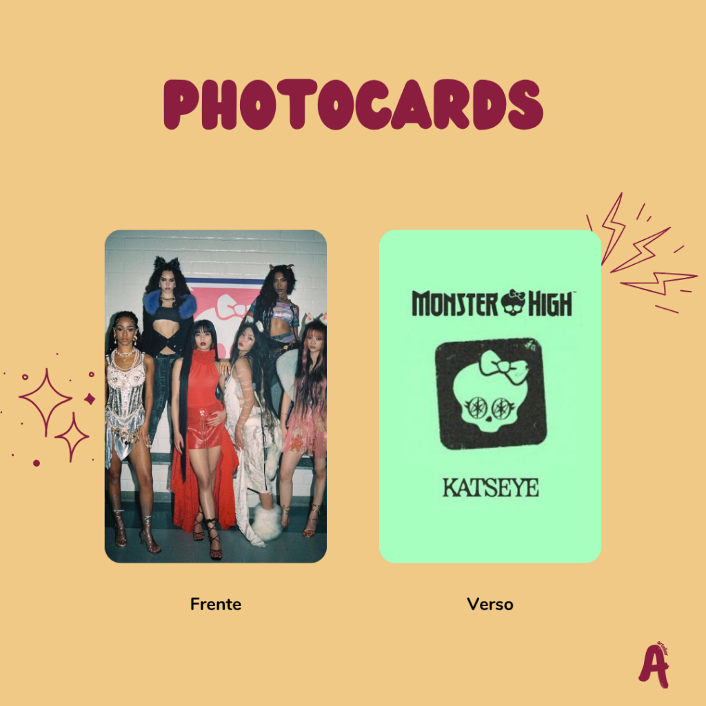 Photocards - KATSEYE x Monster High - KIT | Shopee Brasil