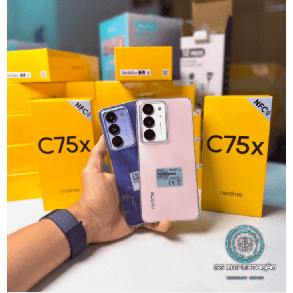 Realme C75x – NFC, Dual SIM – Armazenamento de 128GB/256GB com RAM de ...